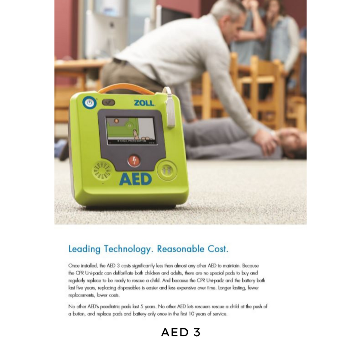 ZOLL AED 3 BLS [Defibrillator, CPR & Cardiac Arrest] – GHGOutlet